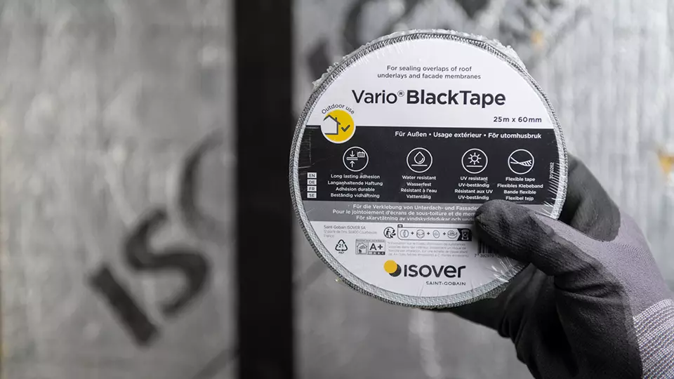 Isover Vario BlackTape för utvändiga applikationer | ISOVER Sverige