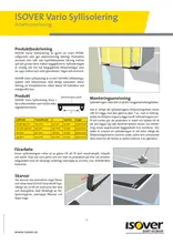 ISOVER Vario® Syllisolering | ISOVER Sverige