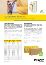 ISOVER UNI-skiva 35 | ISOVER Sverige