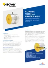 CLIMPIPE Thermal Hanger Alu2 | ISOVER Sverige